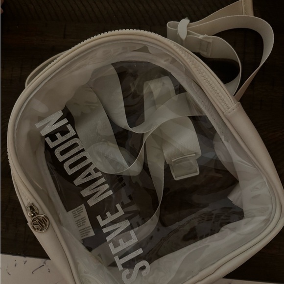 Steve Madden | Bags | Steve Madden Clear Backpack | Poshmark